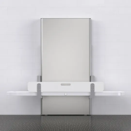 Folding Metal Changing Table for Adults | Ascent by Foundations Worldwide