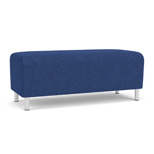 Lesro Siena Loveseat Bench - Backless for Lobbies and Waiting Rooms