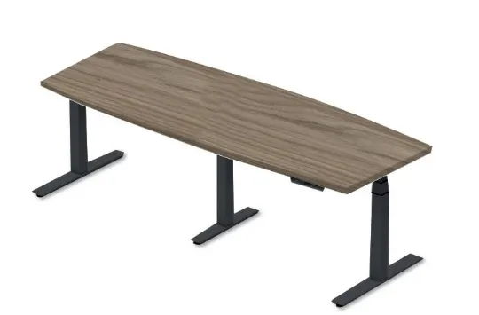 Height-Adjustable Conference Table with Hand Controls - Multiple Top ...