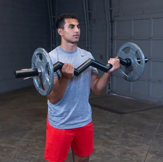 Body-Solid Fat Curl Bar for Improved Lifting Power