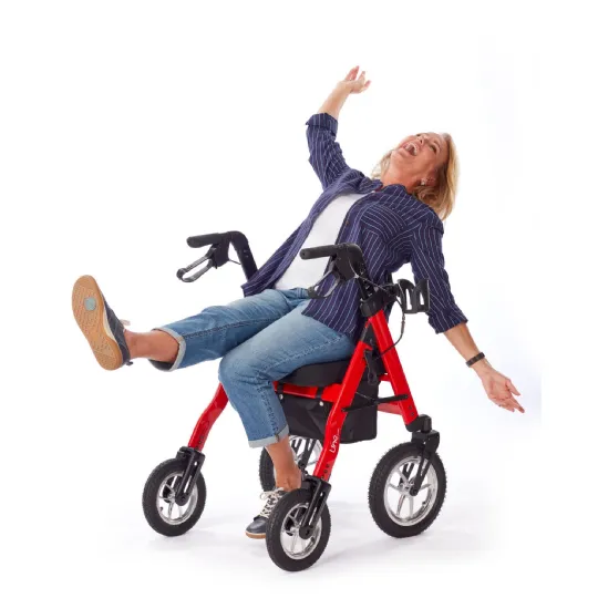 Comodita Uno All Terrain Rollator Walker with Orthopedic Seat and ...