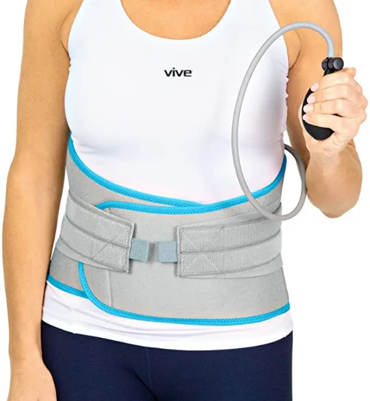 Cold Compression Therapy Back and Lumbar Wrap with Adjustable ...