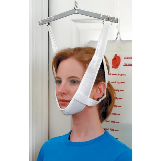 At Home Cervical Traction Device for Neck Pain Relief and Spine Support