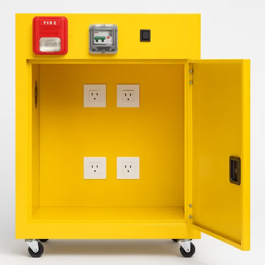 Fire Proof Cabinet for Lithium Ion Batteries, Available with Built-In ...