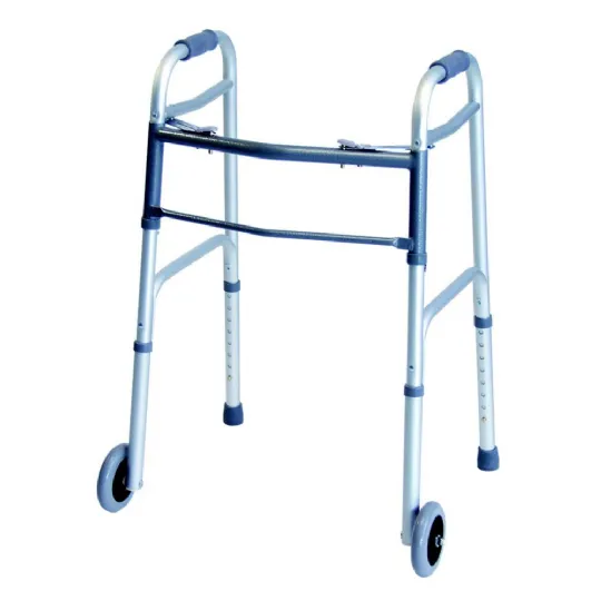 Adult Folding Aluminum Walker | Lightweight, Adjustable Height Walking ...