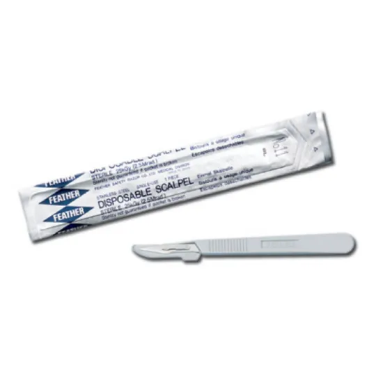 Disposable Sterile Scalpels, Box of 20 - Precision Surgical Blades with ...