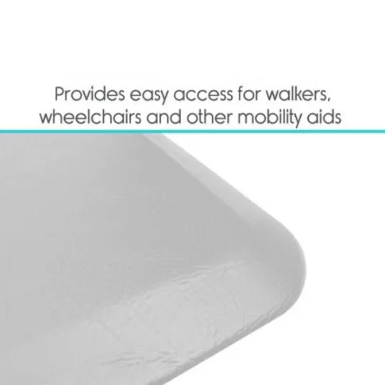 Slip Resistant Bedside Floor Mat with Beveled Edges from Vive Health