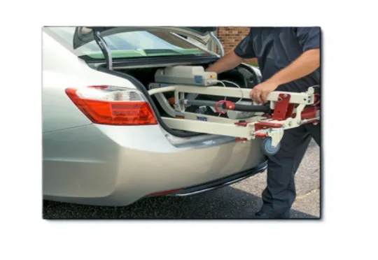 Portable Patient Lift by Span America - 400 lb Weight Capacity, Folds ...