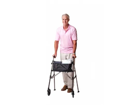 EZ Fold-N-Go Height Adjustable Lightweight Travel Walker