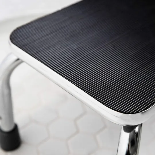 Disassembled Step Stool With Non Slip Platform and Handrail