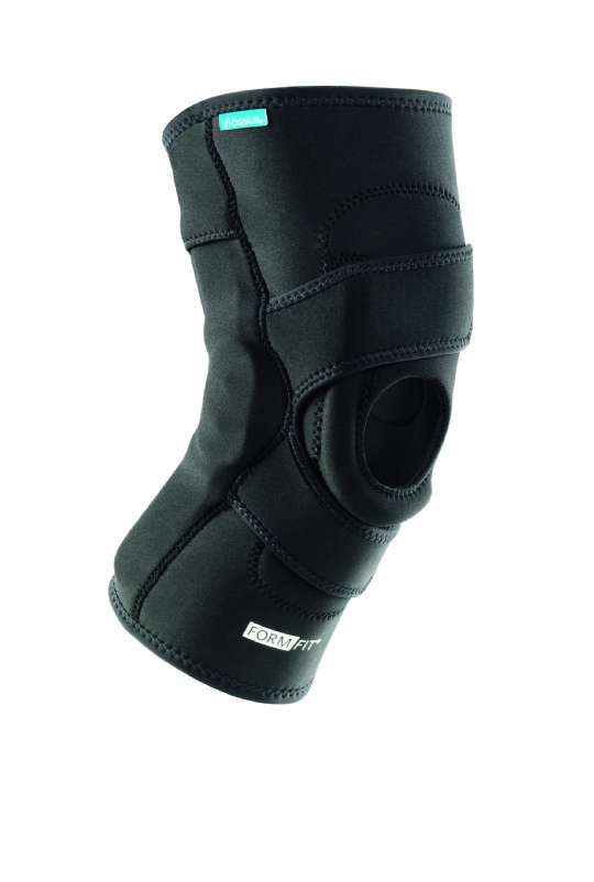 Hinged Knee Brace With Removable Hinges And J Shape Support From Ossur