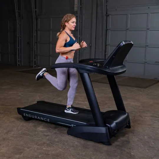 Body-Solid Folding Treadmill, 1-10 mph Speeds, Up to 12% Incline, Built ...