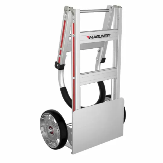 Folding Hand Truck by Magliner, Straight Frame & Mold-On Wheels, 500-lb ...