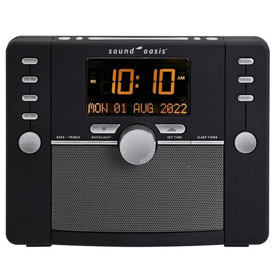 Ultimate Sound Therapy Clock with Bluetooth and Memory Buttons