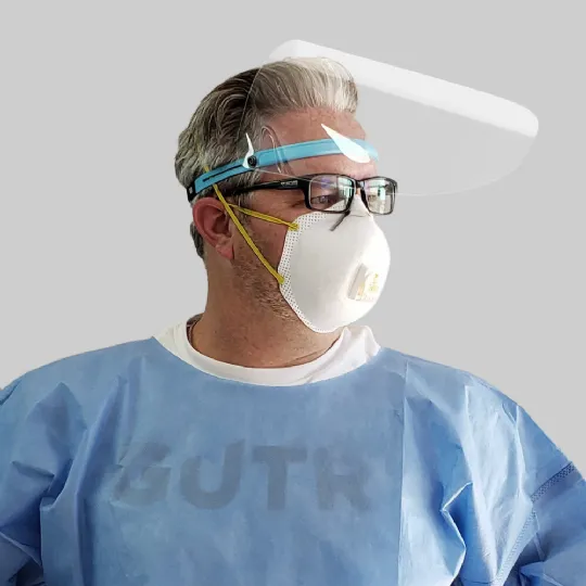 Reusable Face Shields for Medical Settings