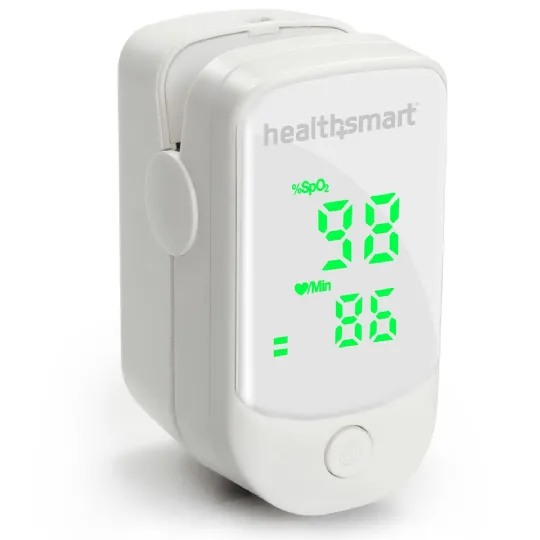 HealthSmart Fingertip Pulse Oximeter for Blood Oxygen and Pulse ...