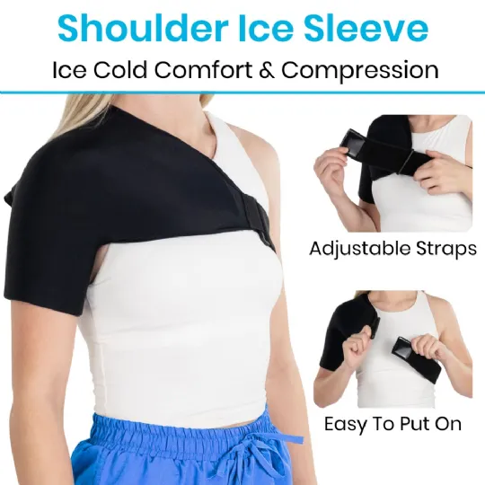 Hot and Cold Therapy Shoulder Sleeve for Pain Relief and Recovery by ...