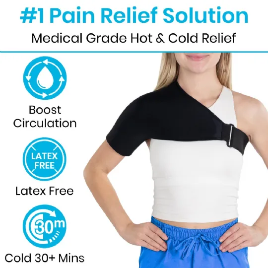 Hot and Cold Therapy Shoulder Sleeve for Pain Relief and Recovery by ...