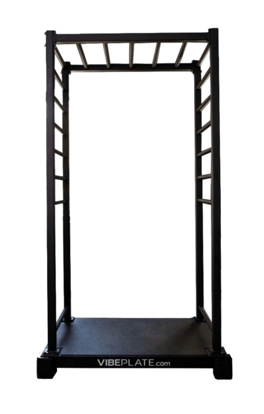Whole Body Vibration Plate with Stretching Cage by VibePlate, Standard and XL Models