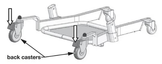 Replacement Components for the Lumex Stand Assist Patient Transport