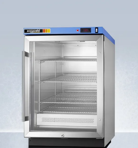 Blanket Warmer With 3 Shelves - 24 in. Wide With Glass Door and LED ...