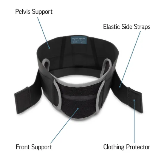 Back and Pelvic Support Belt with Targeted Compression for Men by OPTP