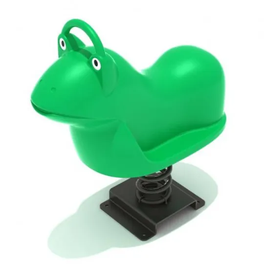 Pediatric Filbert Frog Fun Bounce - Single Spring Rider for Playgrounds