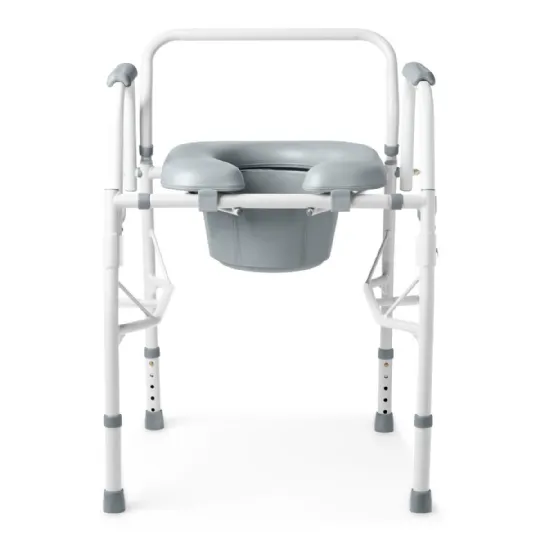Padded Drop-Arm Commode by Medline - FREE Shipping