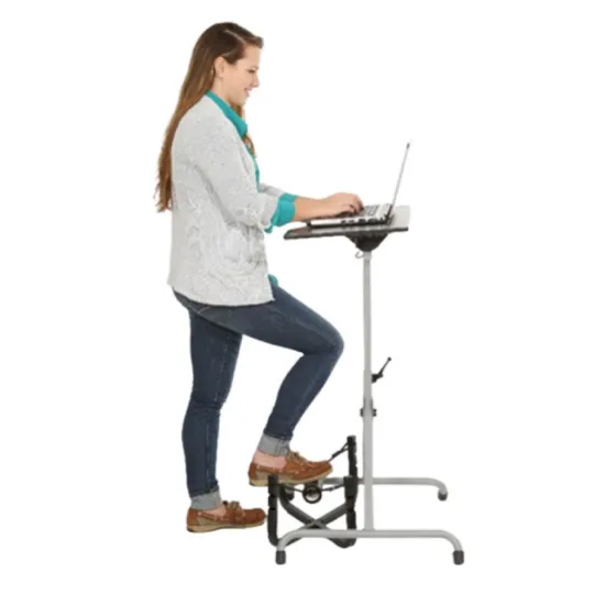 FootFidget Portable Under Desk Footrest and Exerciser