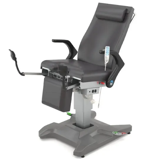 Gyno Chair with Stirrups and Power Adjustment, NitroCare Amara | 400 lb ...