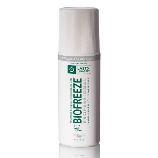 Roll-On Pain Reliever 3 oz for Muscle and Joint Relief Paraben Free ...