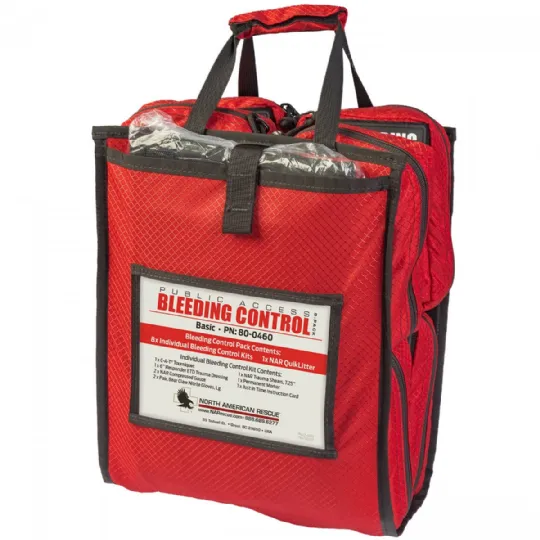 Public Access Portable Bleeding Control 8-Pack Kit