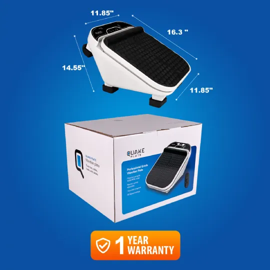 Vibration Plate for Vibration Therapy with 30 Speeds and IR Remote for ...