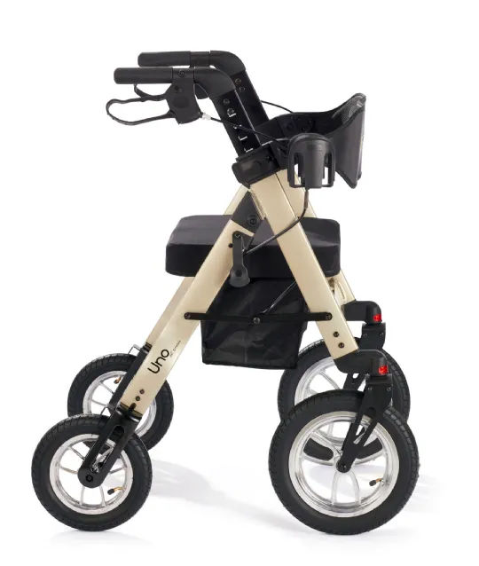 Comodita Uno All Terrain Rollator Walker with Orthopedic Seat and ...
