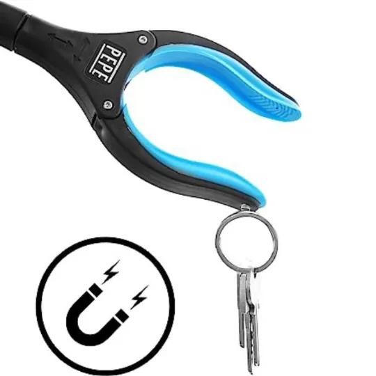 Reacher Grabber Tool - Folding with Magnetic Tip and 360 Rotating Clamp ...