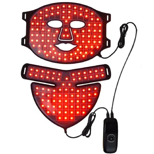 Red Light Therapy Mask and Neck Device by BioMol