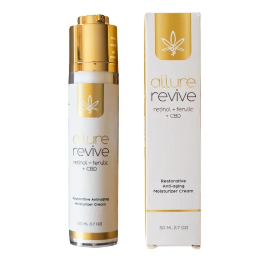 Allure Revive Night Cream 250 mg CBD Anti Aging Moisturizer with ...