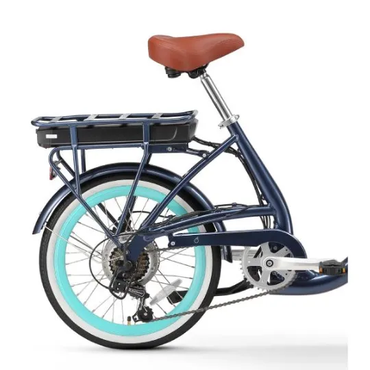 Simple Step-Thru 20 Inch Electric Bike 500W Motor for Comfortable ...