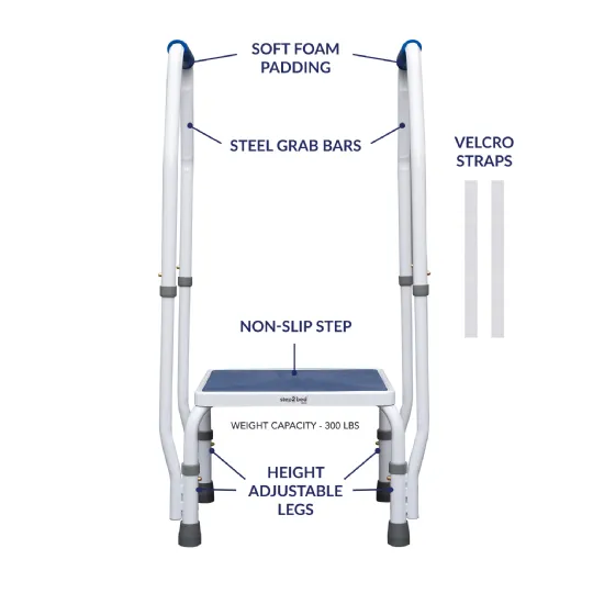 Bed Safety Step with Handrail - Step 2 Bed Mini