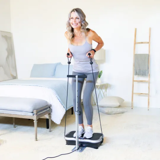Lifepro Vibration Plate with Handlebar Support for Balance, Strength ...
