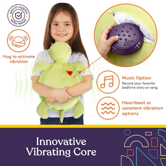 Vibrating Sensory Pillow for Kids and Adults | Portable Calming Comfort