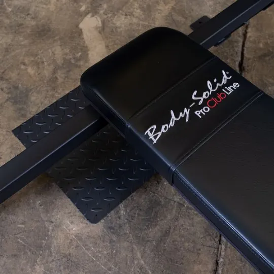 Body-Solid Flat Olympic Weight Bench, for Any Skill Level, Built-in ...
