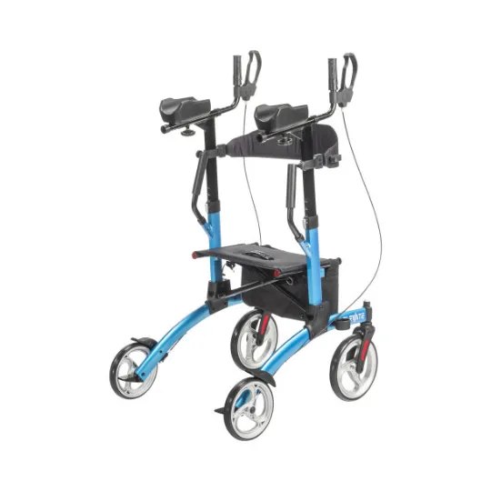 Drive Medical Elevate Upright Walker with Seat - Forearm Support ...
