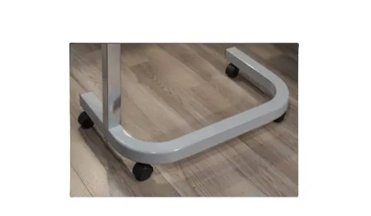 Span Premium Adjustable Overbed Table With 2-Inch Rolling Casters ...