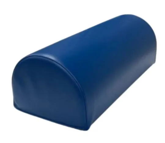Semi-Round Vinyl Covered Bolster - Tough and Convenient to Clean