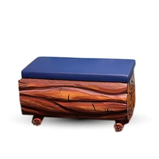 Waiting Room Chairs - Stone Bench and Log Bench - Pediatric Office ...