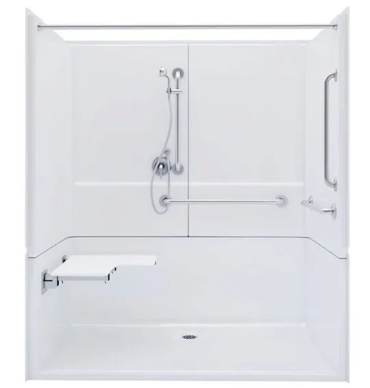 ADA Roll In Shower, Wheelchair Accessible Shower Stall by Freedom Showers