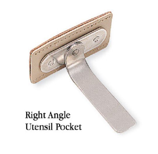 Right Angle Utensil Pocket Eating and Writing Aid
