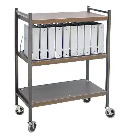 Wire File Organizer Rack for Binder Carts