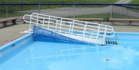 Pool Ramps | Pool Steps | Swimming Pools | Above Ground Pool | ADA ...